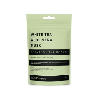 COCO By Stone Scented Lava Rocks White Tea | Aloe Vera | Musk - 3.5oz ...