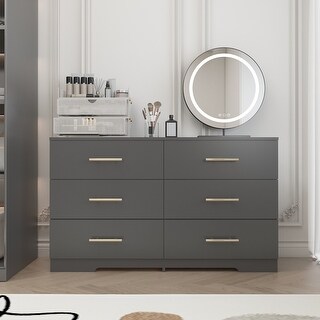 American Traditional Design 6 Drawers Chest Of Drawer Dressers Table ...