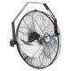 MaxxAir HVWM18UPS High Velocity 18 inch Wall Mount Fan - Silver/Black ...