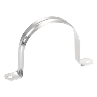 87mm(3.4") Rigid Pipe Strap 2 Holes Tube Straps 201 Stainless Steel ...