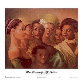 ''The Beauty of Color (mini)'' by Tim Ashkar African American Art Print ...