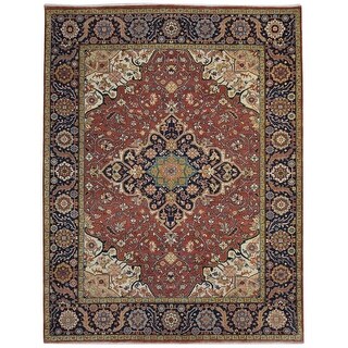 One of a Kind Hand-Knotted Persian 8' x 10' Oriental Wool Red Rug - 8 ...