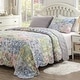 Greenland Home Fashions Emma Patchwork Floral Print Cotton Quilt Set ...