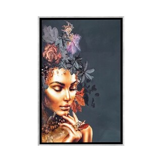 iCanvas "Gold Couture I" by Design Fabrikken Framed - Bed Bath & Beyond ...