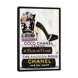 iCanvas "Hashtag Fashion Freak Book Stack, Fry Bag & High Heels" by ...