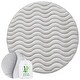 Biloban Muslin Foam Play Mats, Wave Quilted - Round 47'' x 47'' - Grey ...
