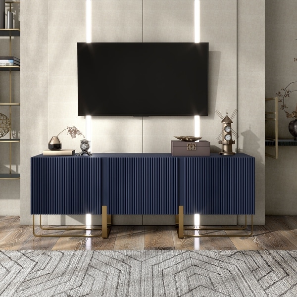 3 door tv console store