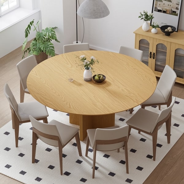 round extendable dining table 4 8