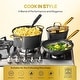 Granitestone Armor Max Nonstick Pots and Pans 14 Pc Kitchen Induction ...