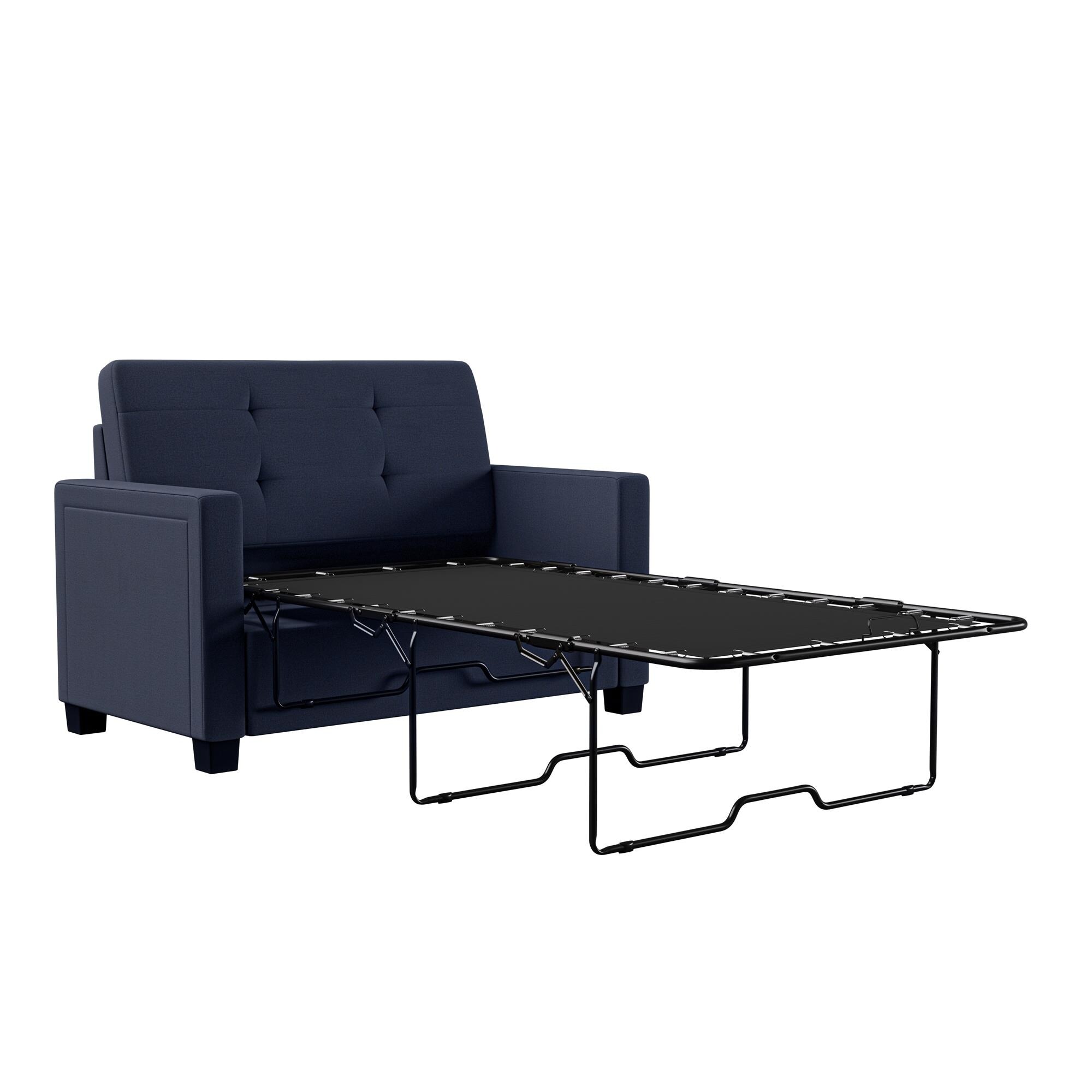 Better Homes Gardens Porter Loveseat Sleeper Sofa with Twin Memory Foam Mattress Bed Bath Beyond 39180532