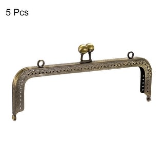 Metal Purse Frames, 8.1" 5Pcs Kiss Lock Clasp Frame for Coin Bags DIY ...