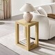 Rectangular MDF Side Table with Modern Design for Living Room and ...