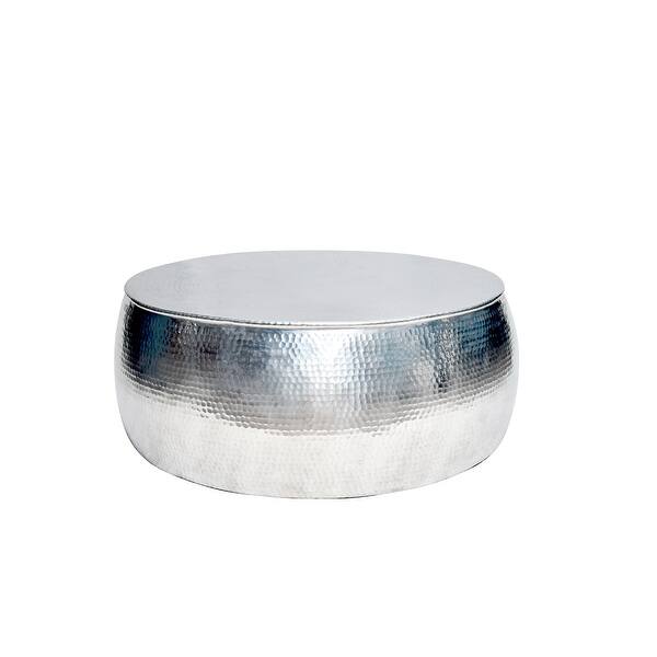 Cala Aluminium Hammered Coffee Table - Bed Bath & Beyond - 39082753