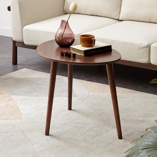 Solid Oak Wood Top Pebble Shaped Coffee Table - Bed Bath & Beyond ...