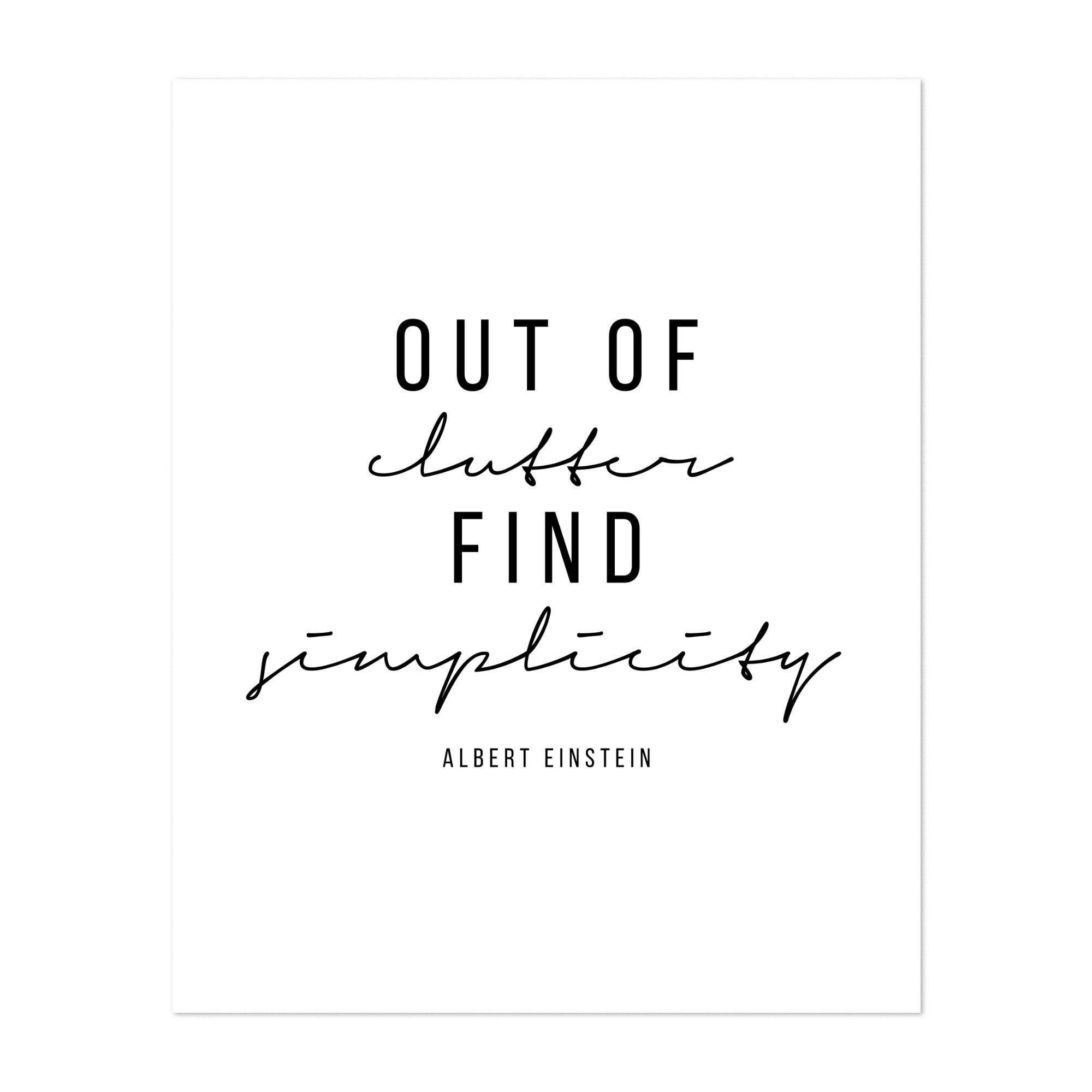 simplicity poster