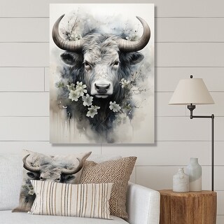 Designart "Asian Art Cow Sumi IV" Asian Art Wall Art Prints - Bed Bath ...