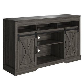 Country Style Design TV Stand Entertainment Center TV Cabinet - Bed ...