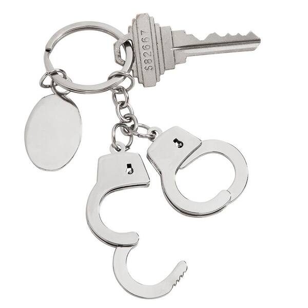 Handcuff Key Chain with Eng Tag, Np - 4" L - Bed Bath & Beyond - 38407543