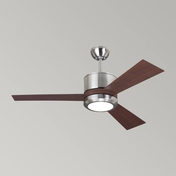 Mountain Aire V1 42``Ceiling Fan Vision Tunnel Max Brushed Steel ...