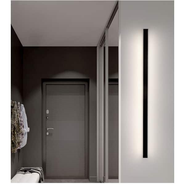 Linear Minimalist and Modern Wall Lamp - On Sale - Bed Bath & Beyond ...
