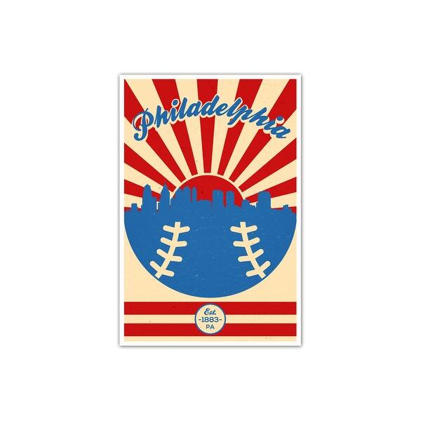 Philadelphia Phillies Vintage MLB Poster Matte Poster 24x36 - Bed Bath ...