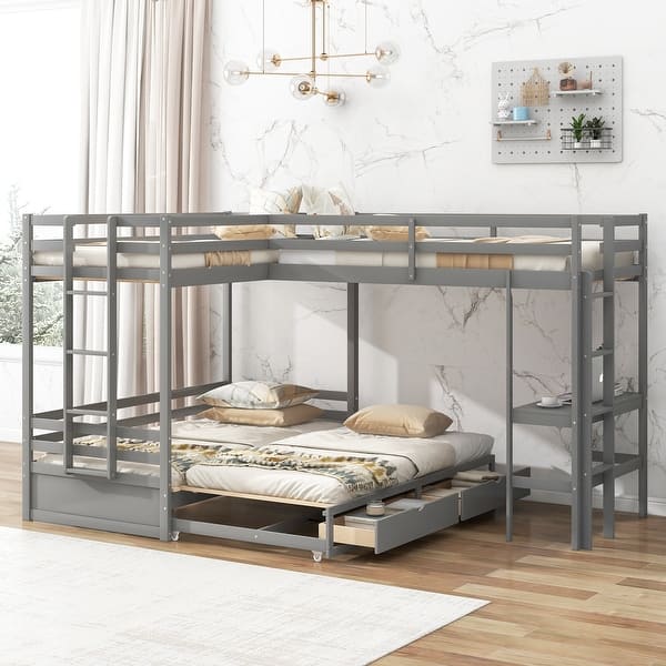 king loft bed frame