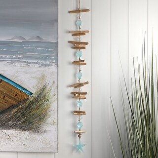 36" Resin, Wood, and Glass Nautical Drop - Bed Bath & Beyond - 43819568