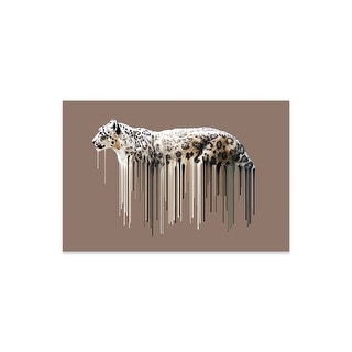 Snow Leopard Print On Acrylic Glass by Carl Moore - Bed Bath & Beyond ...
