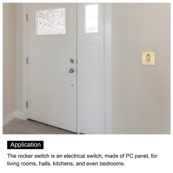 Light Switch Wall Panel Push Button 3 Gang 2 Way Black 250V 10A ...