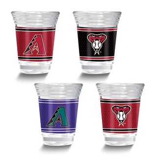Curata MLB Arizona Diamondbacks 4-Piece 2 Oz. Shot Glass Set - Bed Bath ...