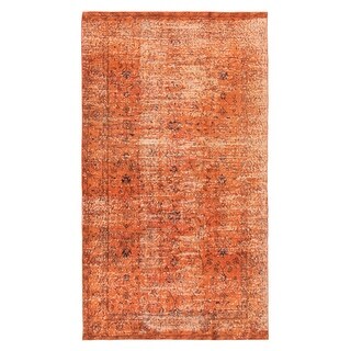 ECARPETGALLERY Hand-knotted Color Transition Copper Wool Rug - 3'7 x 6 ...