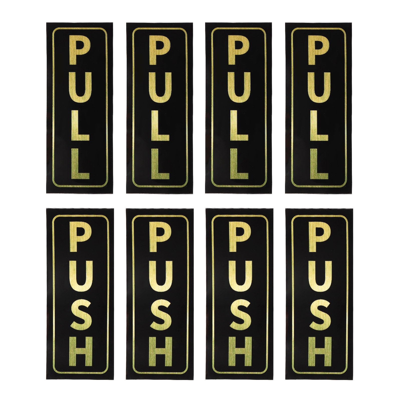 push and pull stickers