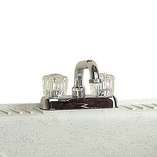Kitchen Faucet Centerset Chrome 2 Handles Renovators Supply - Bed Bath ...
