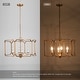 Alisar Mid-century Modern Drum Chandelier Farmhouse Lantern Dining Room ...