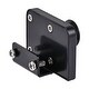 Display Cabinet Glass Lock Double Door Latch Zinc Alloy Black for 5-8mm ...