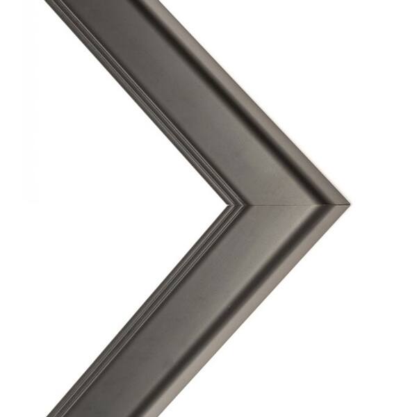 13x24 - 13 x 24 Contemporary Black Solid Wood Frame with UV Framer's ...