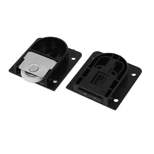 Closet Wardrobe Adjustable Rectangle Plate Component Sliding Roller ...