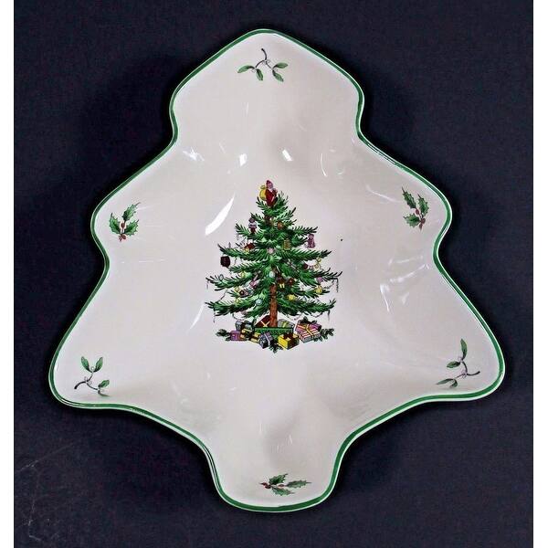 Spode Christmas Tree Tree Shape Dish - 14 inch - Bed Bath & Beyond ...