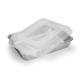 Nordic Ware Natural Aluminum Commercial Cake Pan with Lid - Bed Bath ...