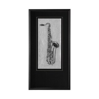 Saxophone Framed Art Print - Bed Bath & Beyond - 39199430