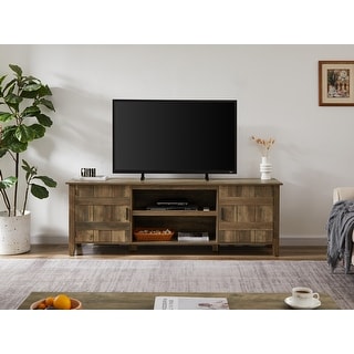 Iron TV Cabinet with Matte Finish, Accommodates TVs up to 70.08 and 200 ...
