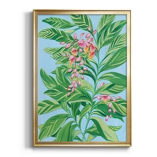 Tropical Shell Ginger II Premium Framed Print - Ready to Hang - Bed ...