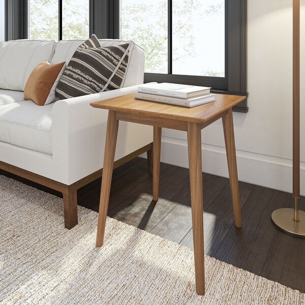 Plank and Beam Modern Rectangular Side Table - 25 - On Sale - Bed Bath ...