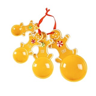 Ceramic Measuring Spoon Set, Gingerbread Man - Bed Bath & Beyond - 39091674
