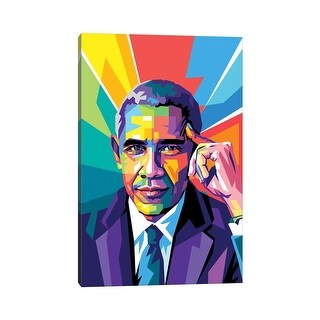 iCanvas "Obama Was Thinking" by Dayat Banggai Canvas Print - Bed Bath ...