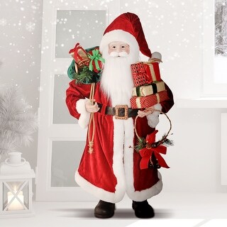 36" Fabric/Resin Cardinal Court Santa - Bed Bath & Beyond - 34663330
