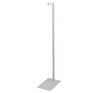 Adjustable White Costumer Stand - Single Arm Clothes Rack - Retail ...
