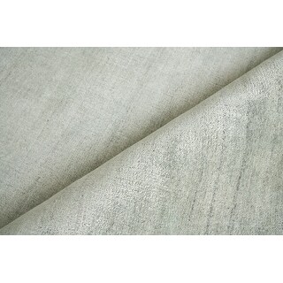 EXQUISITE RUGS Sanctuary Hand-loomed Bamboo Silk/Wool Light Green Area ...