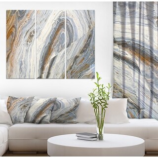 Designart "Colorful Abstract rock "Stone Photographic on Wrapped Canvas ...