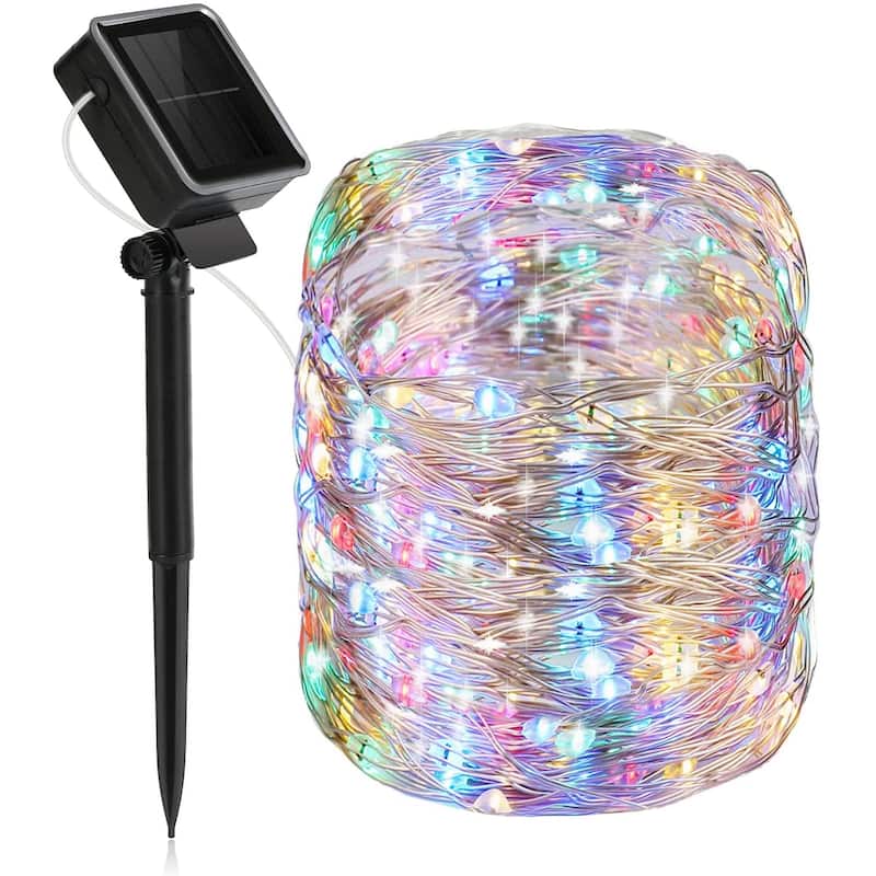 40 FT 120 LED 8 Lighting Modes Copper Wire Light (multicolor) - Yellow ...